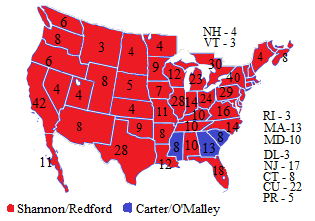 1980 Presidential Election Map