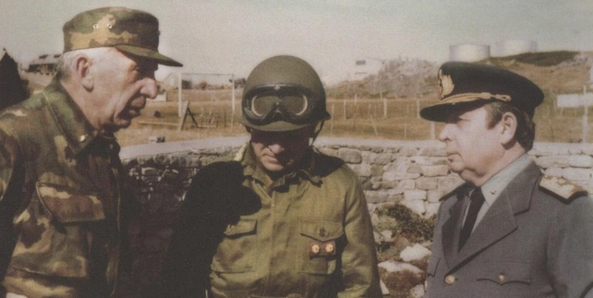 Argentine surrender at Port Howard (Falklands Divide) | Alternative ...