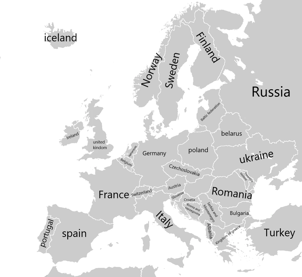 List of Nations (New hope: 1945) | Alternative History | Fandom