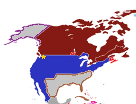 North American Union (Fractured America Map Game) | Alternative History ...