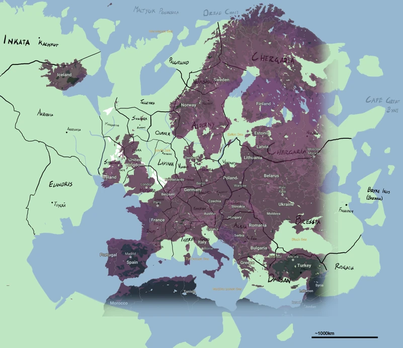 Map of the Continent of Altirus | Project Altirus Wiki | Fandom