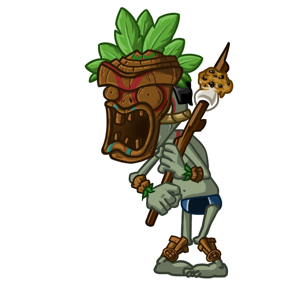 Tiki Tripper Zombie | Plants vs. Zombies 2: Alternate UniverZ Wiki | Fandom
