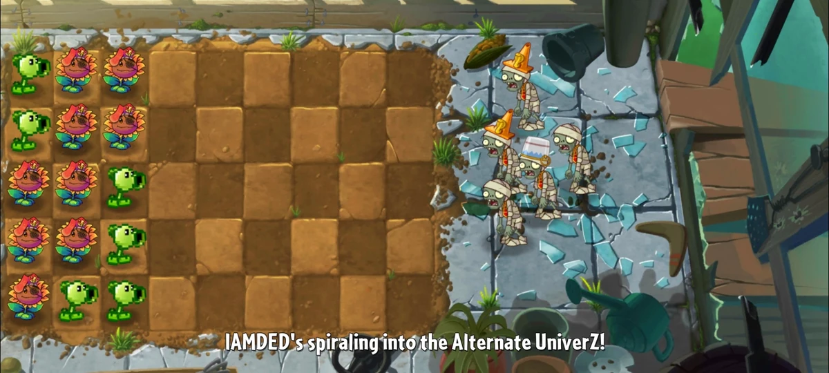 Tutorial: At the FRONT?! | Plants vs. Zombies 2: Alternate UniverZ Wiki ...