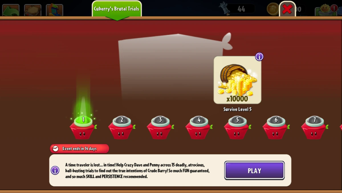 Cuberry's Brutal Trials | Plants vs. Zombies 2: Alternate UniverZ Wiki ...