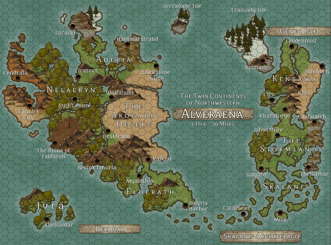 Northwestern Continents | Alveraena Wiki | Fandom