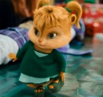 Alvin And The Chipmunks Theodore And Eleanor Kiss