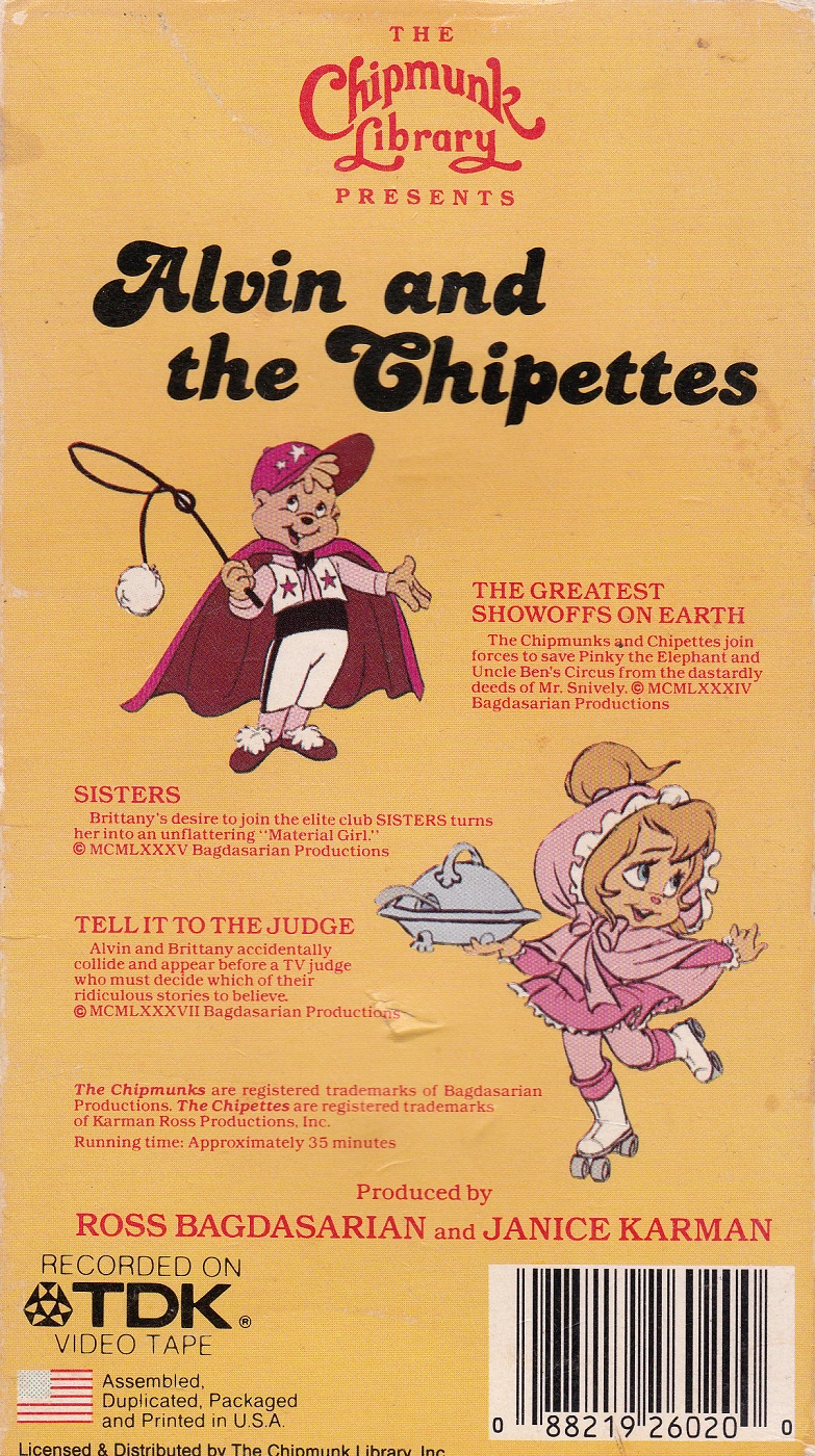 alvin vhs