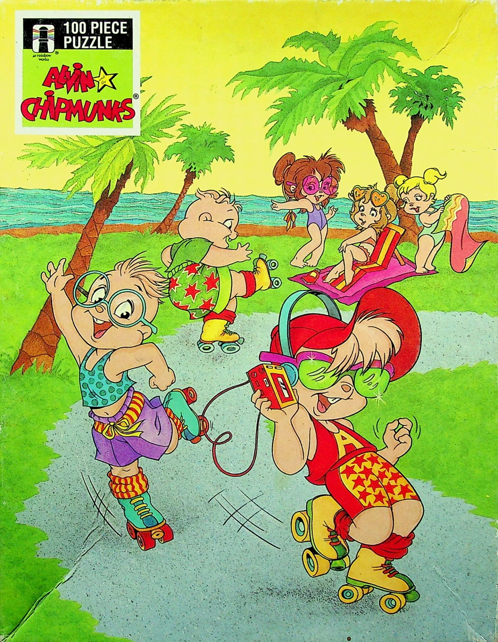 The Chipmunks and The Chipettes Beach Skate Puzzle | Alvin and the ...