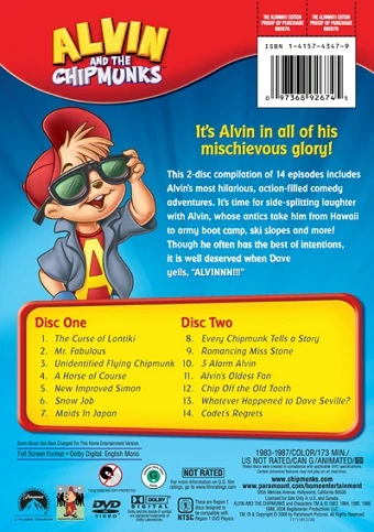 The Alvinnn!!! Edition (DVD) | Alvin and the Chipmunks Wiki | Fandom