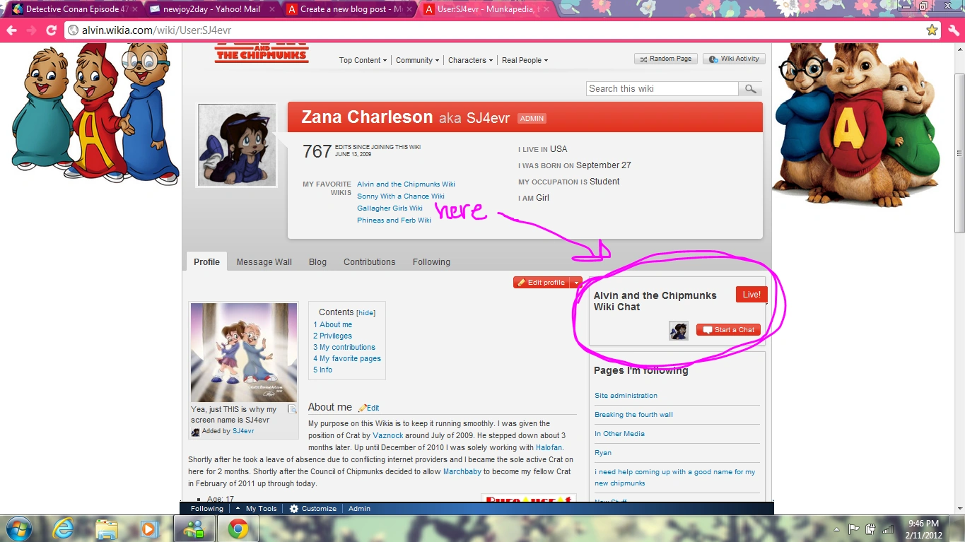 User blog:SJ4evr/Chat | Alvin and the Chipmunks Wiki | Fandom