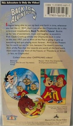 Back to Alvin's Future (VHS) | Alvin and the Chipmunks Wiki | Fandom