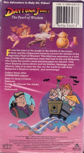 Daytona Jones and the Pearl of Wisdom (VHS) | Alvin and the Chipmunks ...