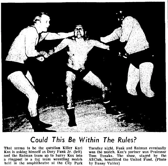 Big Spring, TX - October 18, 1966 | Amarillo Wrestling Wiki | Fandom