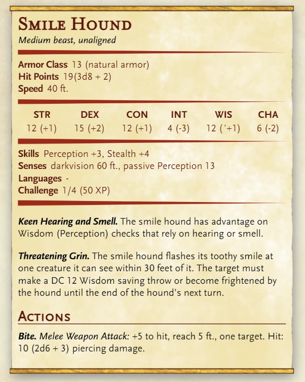 Smile Hound | Amathei Wiki | Fandom