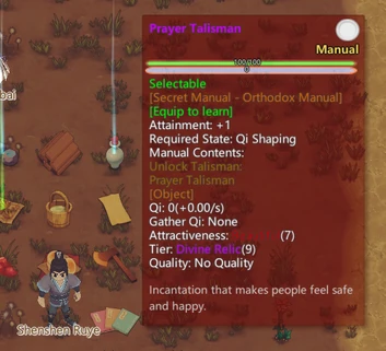 Prayer Talisman | Amazing Cultivation Simulator Wiki | Fandom