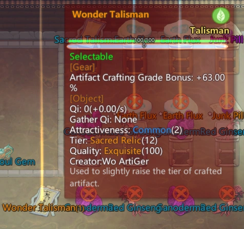 Wonder Talisman | Amazing Cultivation Simulator Wiki | Fandom