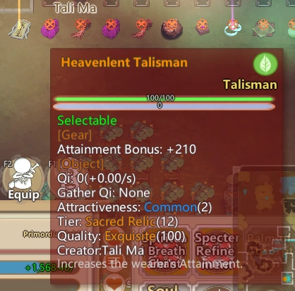 Heavenlent Talisman | Amazing Cultivation Simulator Wiki | Fandom