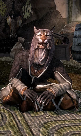 skyrim female khajiit coloring pages