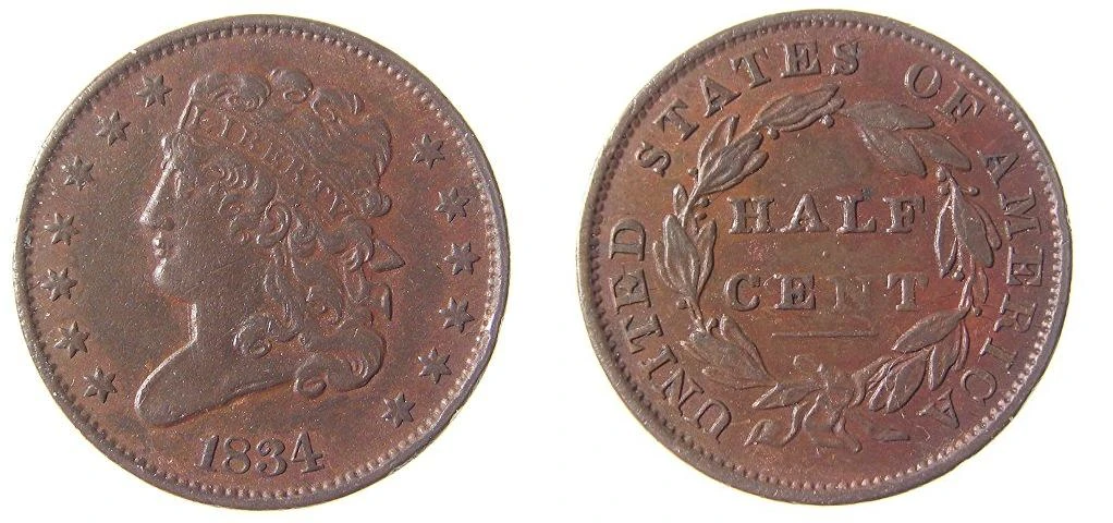 Half Cent (U.S. Coin) | The Amazing Everything Wiki | Fandom