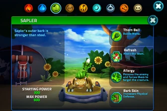 Sapler | Amazing Battle Creatures Wiki | Fandom