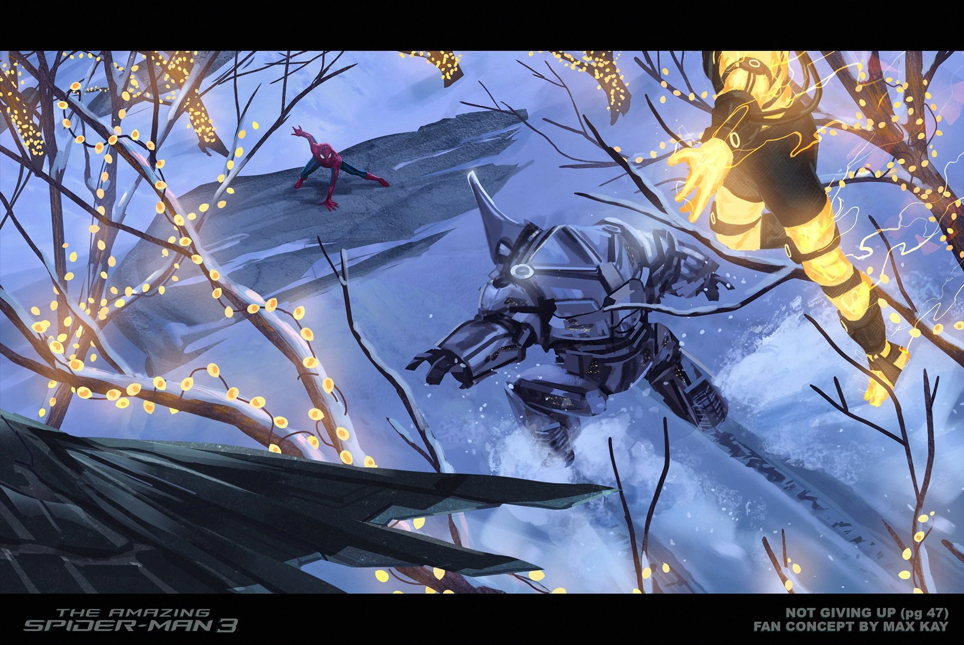 Amazing Spider Man 2 Rhino Concept Art