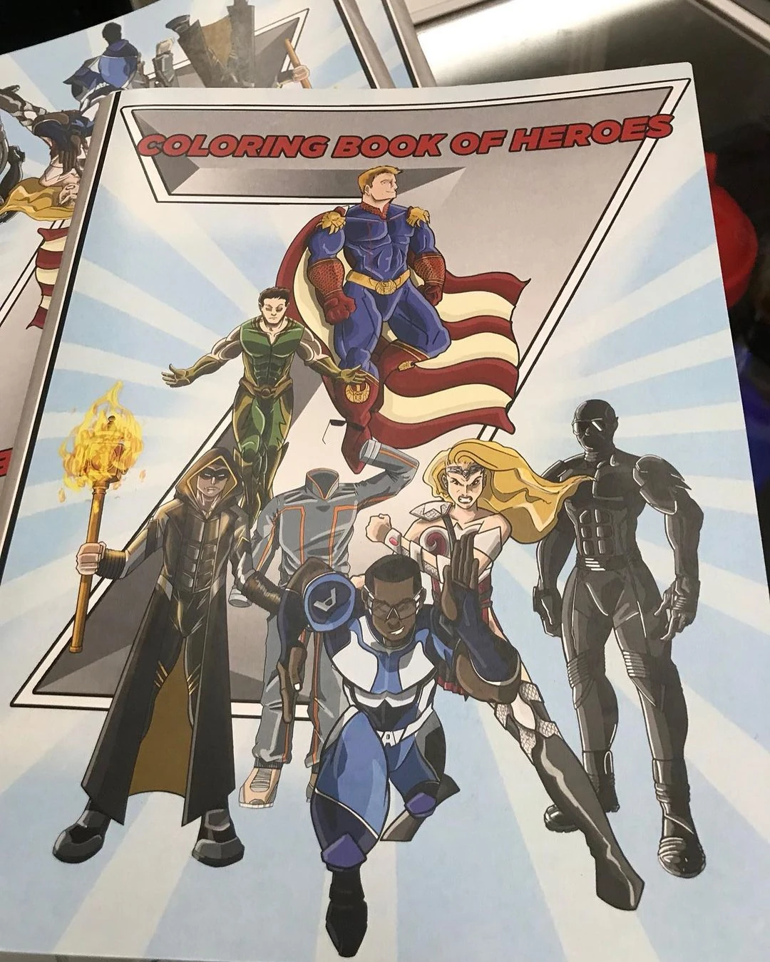 coloring book heroes