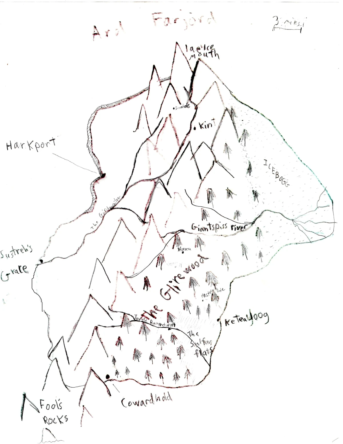 Map of ArdFarjord | Ambar Campaign Wiki | Fandom