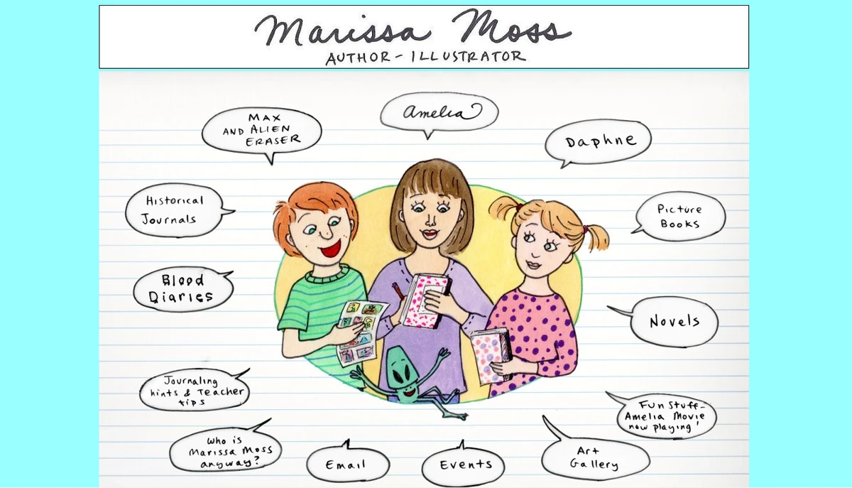 Marissa Moss Official Site | Amelia's Notebooks Wiki | Fandom