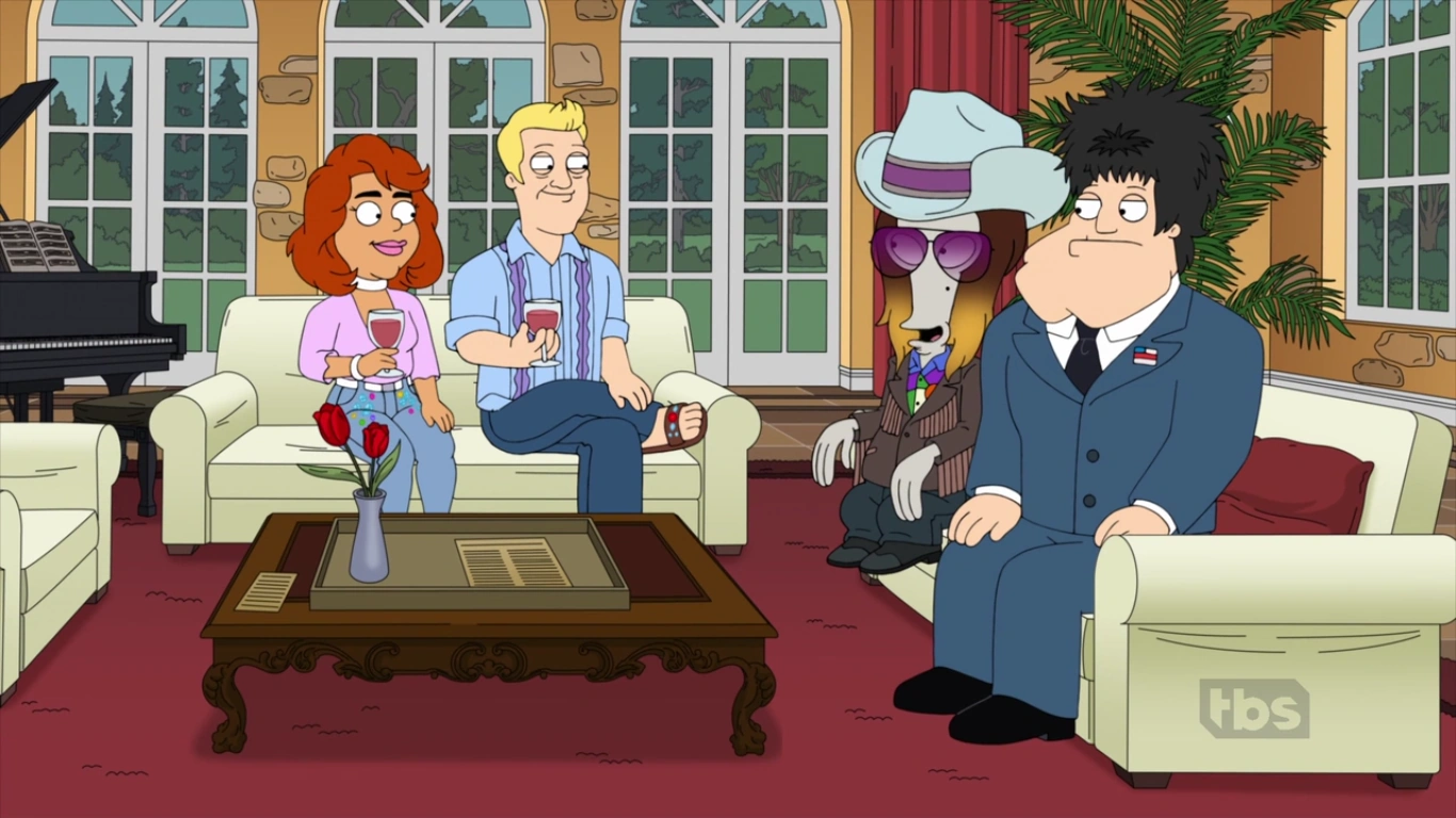 American Dad Living Room