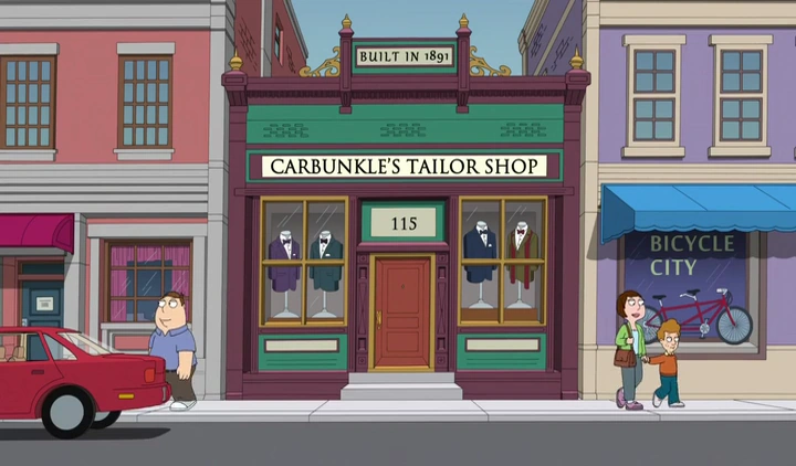 Carbunkle's Tailor Shop | American Dad Wikia | Fandom