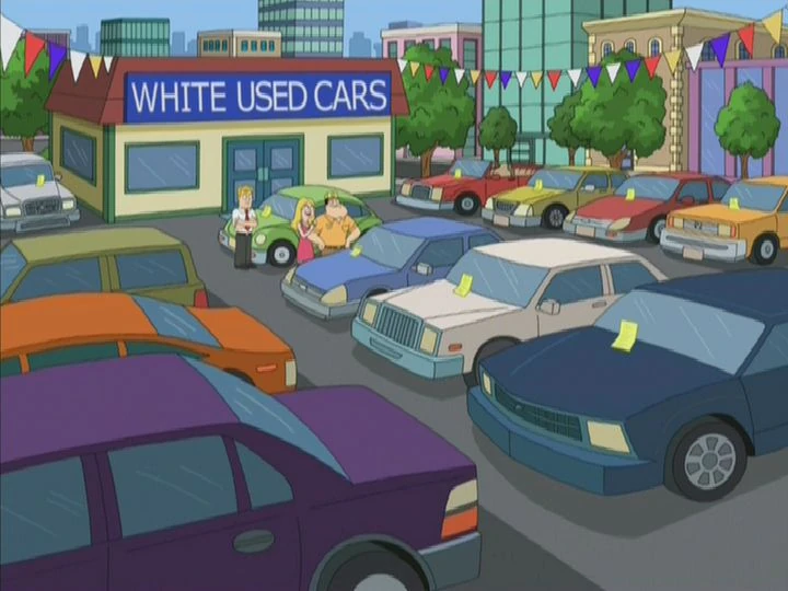 White Used Cars | American Dad Wikia | Fandom