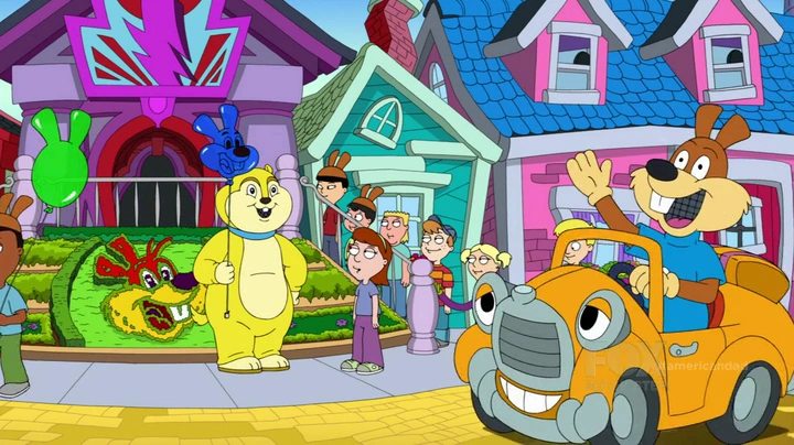 Muskrat Cartoon Character