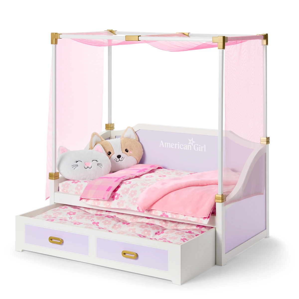 All Set for Sleepovers Canopy Bed | American Girl Wiki | Fandom
