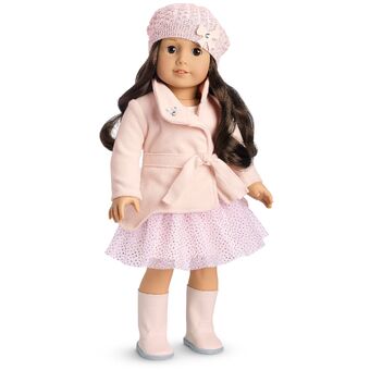 American girl enchanting winter outfit store