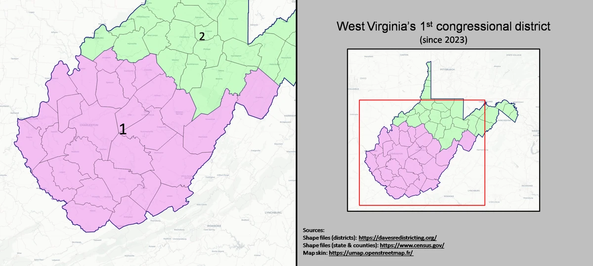 West Virginia's 1st congressional district | American Politics Wiki ...