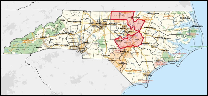 North Carolina's 13th congressional district | American Politics Wiki ...