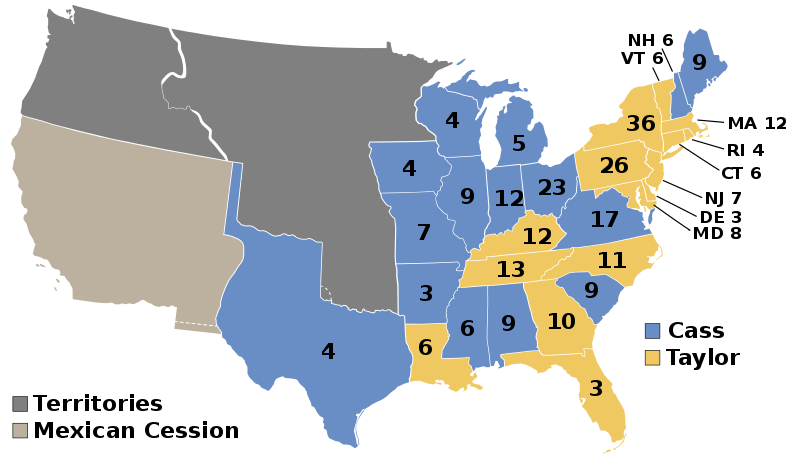 1848 United States presidential election | American Politics Wiki | Fandom