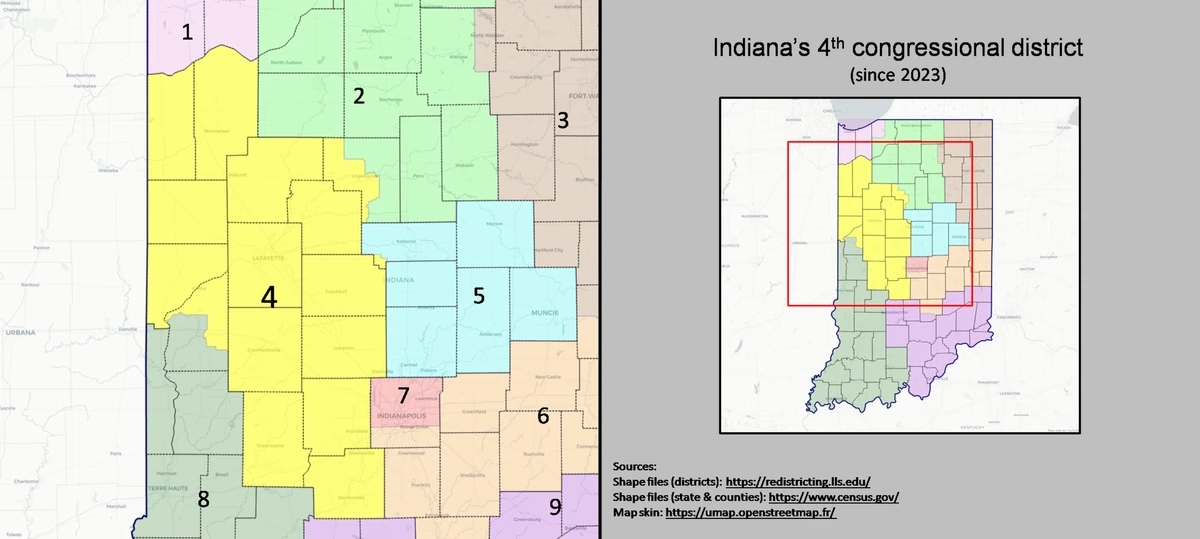 Indiana's 4th congressional district | American Politics Wiki | Fandom