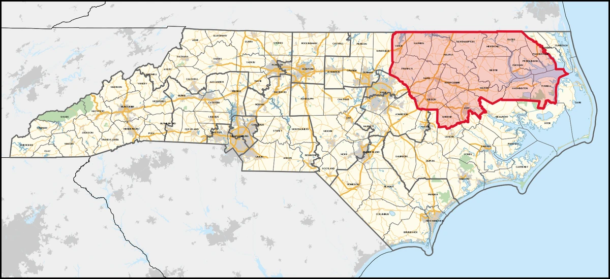 North Carolina's 1st congressional district | American Politics Wiki ...