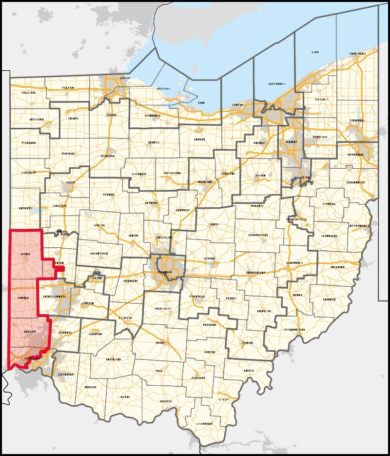 Ohio's 8th congressional district | American Politics Wiki | Fandom