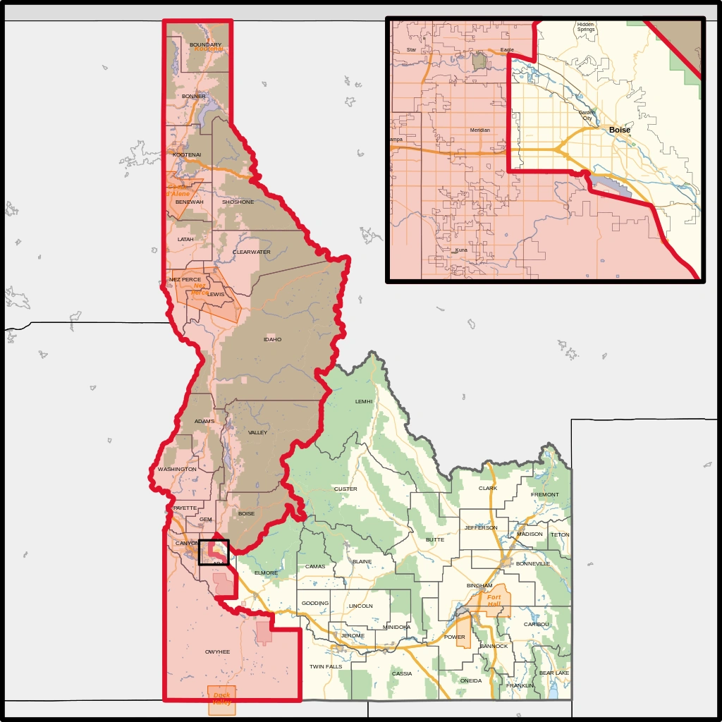 Idaho's 1st congressional district | American Politics Wiki | Fandom