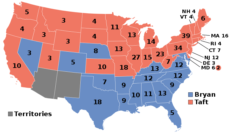 1908 United States presidential election | American Politics Wiki | Fandom