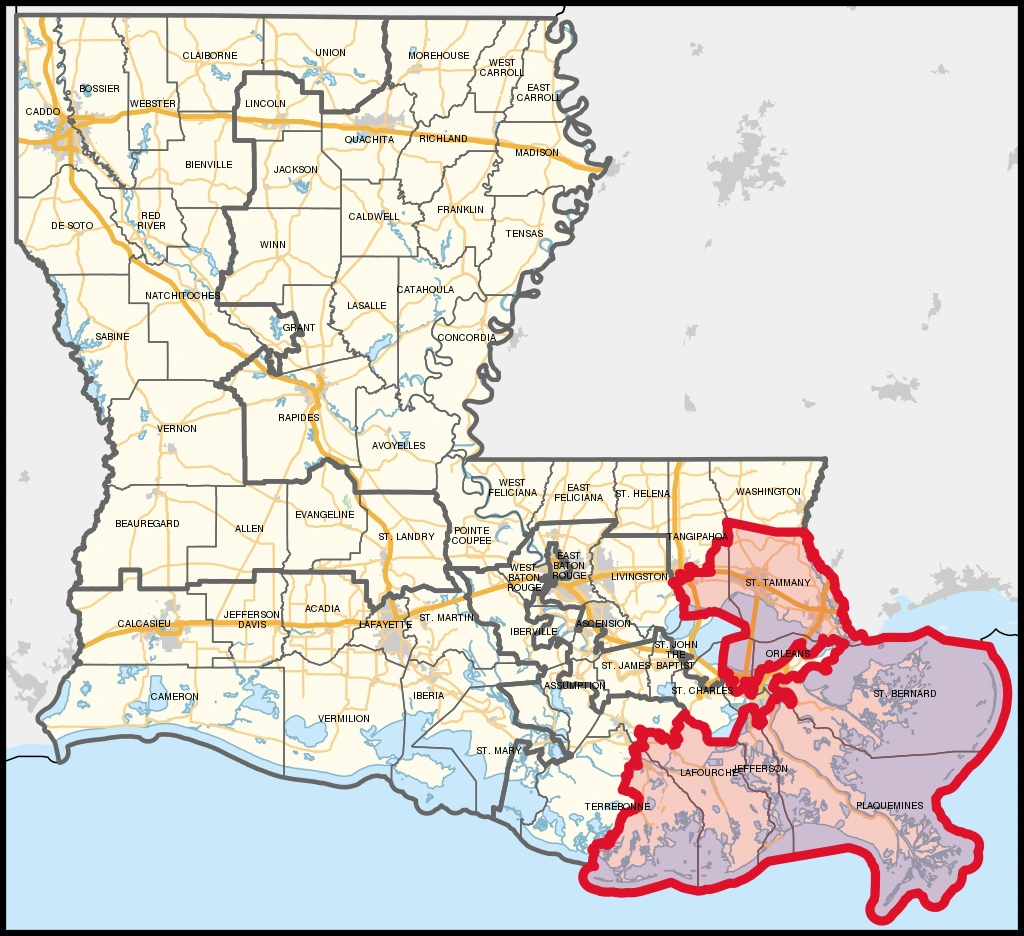 Louisiana's 1st congressional district | American Politics Wiki | Fandom