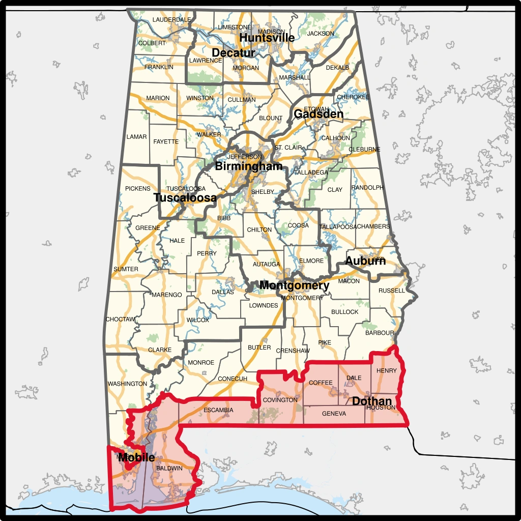 Alabama's 1st congressional district | American Politics Wiki | Fandom