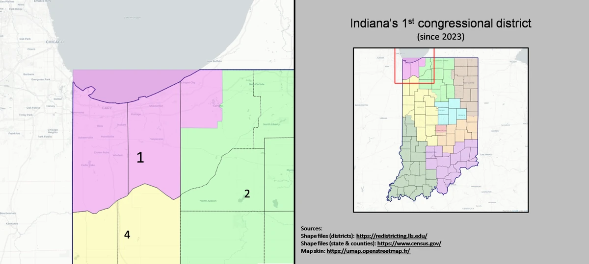 Indiana's 1st congressional district | American Politics Wiki | Fandom