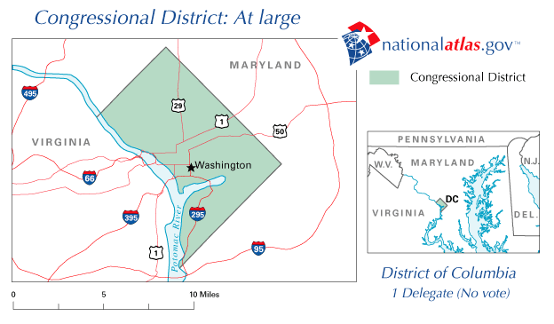 District of Columbia's at-large congressional district | American ...