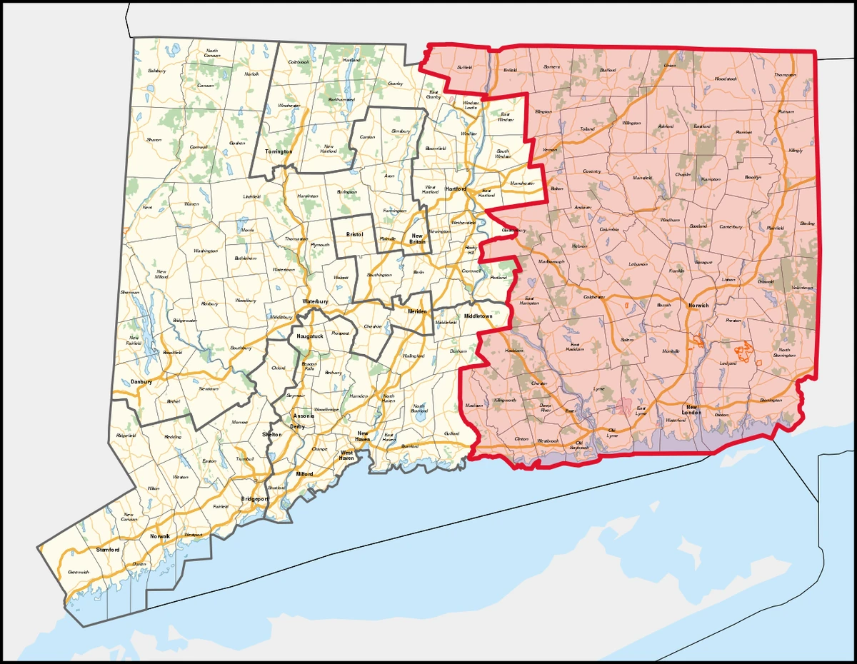 Connecticut's 2nd congressional district | American Politics Wiki | Fandom