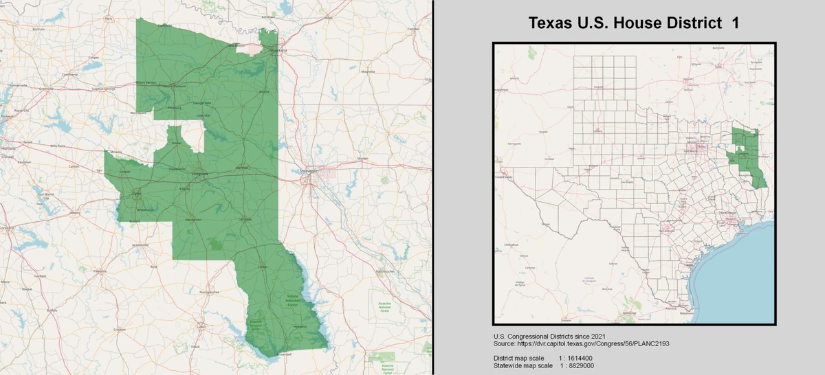Texas's 1st congressional district | American Politics Wiki | Fandom