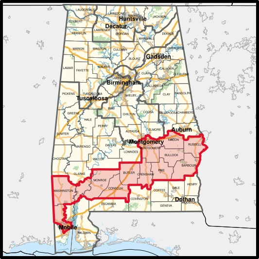 Alabama's 2nd congressional district | American Politics Wiki | Fandom