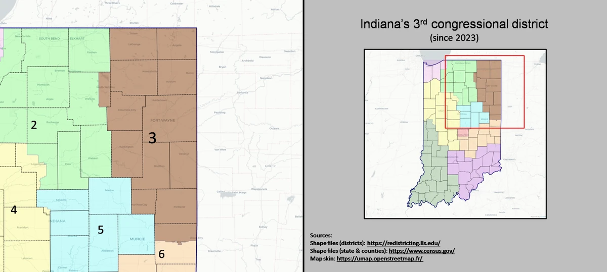 Indiana's 3rd congressional district | American Politics Wiki | Fandom